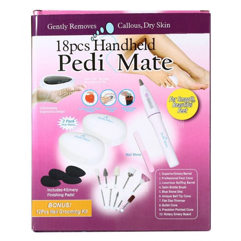 18PC HANDHELD PEDI MATE - Home Worth