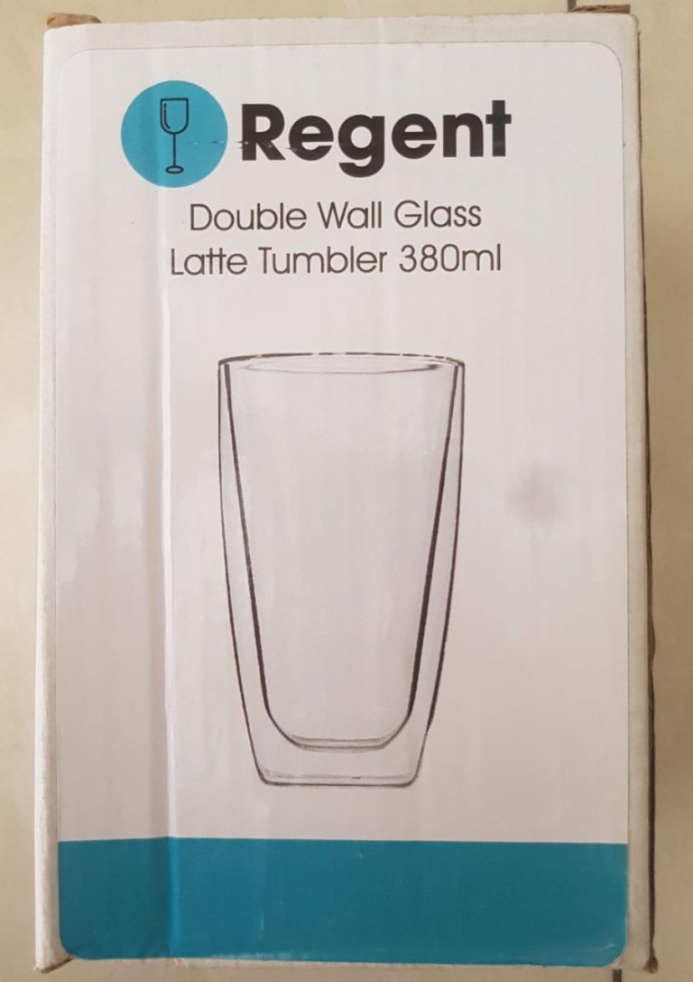 DOUBLE WALL BOROSILICATE GLASS LATTE TUMBLER - REGENT - Home Worth