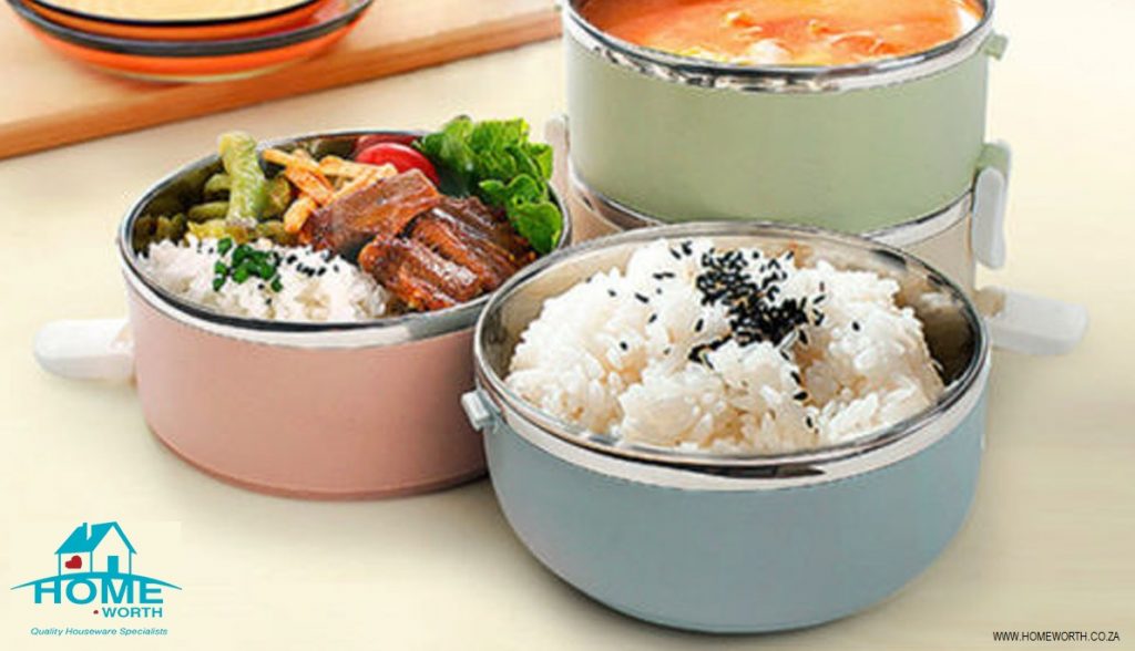 THREE TIERED LUNCH BOX - Home Worth