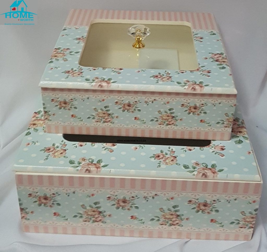 2PC FANCY BOX SET - Home Worth