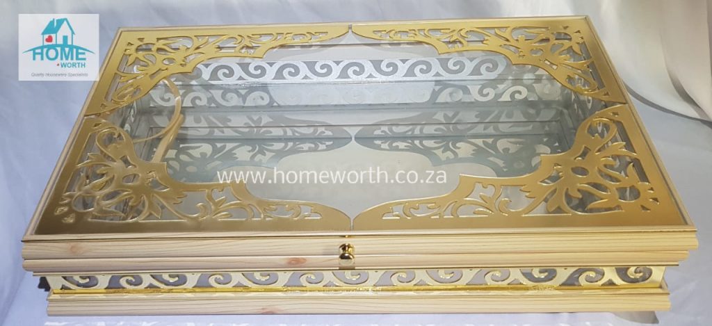 FANCY WOODEN STORAGE BOX - Home Worth