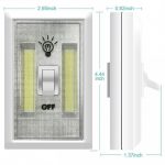SUPER BRIGHT WIRELESS LED LIGHT SWITCH - SINGLE - Home Worth