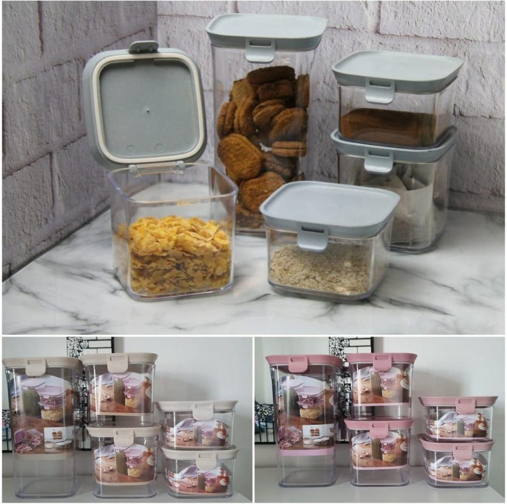EASY LOCK STORAGE CONTAINER SET - 5PC - Home Worth