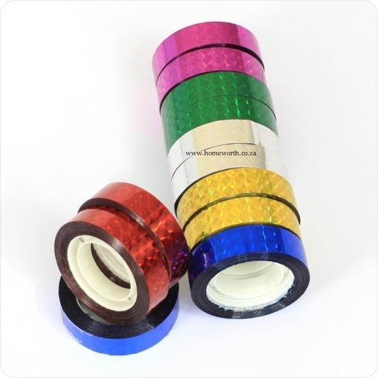 COLORFUL DECORATIVE TAPE ROLLS SET OF 12 MIX ROLLS - Home Worth